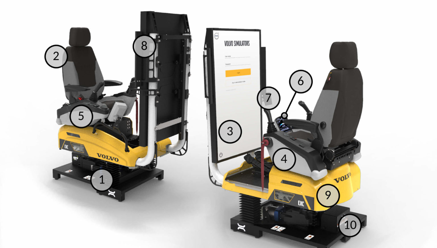 Volvo Exc 500 - Excavator Simulator - Volvo Simulators